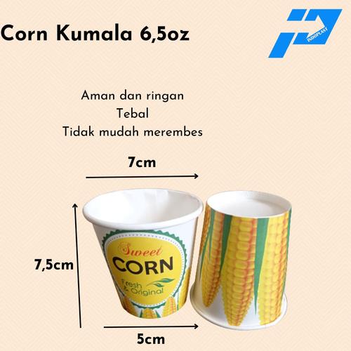 Jual Gelas Kertas/Gelas Kopi/Gelas Jasuke/Cup 6,5oz Corn Kumala - Kab ...