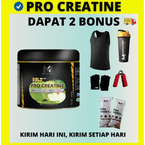Promo PRO GOLD CREATINE 300 gram MUSCLE FIRST ORIGINAL HALAL BPOM ...