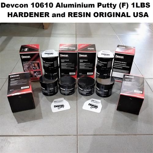 Jual Devcon 10610 F Aluminium Putty (F) 1lbs Hardener Resin Original USA - Kota Batam - Longtime ...