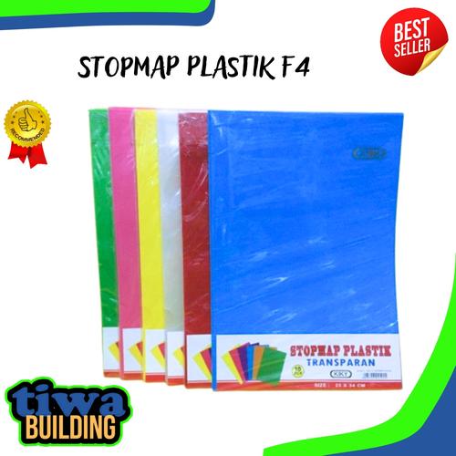 Jual STOPMAP PLASTIK F4 ANEKA WARNA TRANSPARAN - Merah - Kota Palembang ...