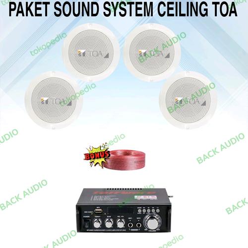 Jual PAKET SOUND SYSTEM CAFE DAN RESTO SOUND 4 SPEAKER CEILING TOA ...
