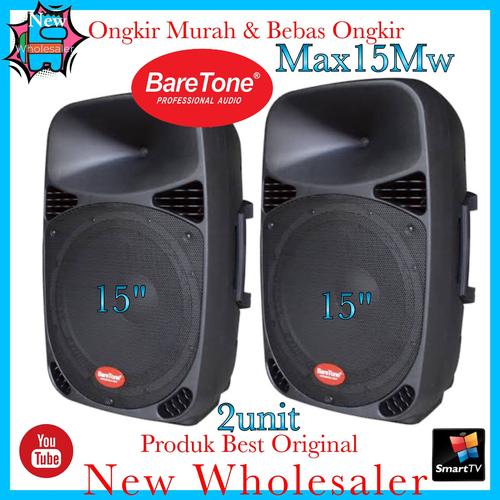 Jual speaker 15 inch Baretone Max15Mw 2 unit pasif Sound villa original ...