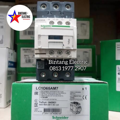 Jual Kontaktor/Contactor LC1D65A M7 65A 3P Koil 220V Merk Schneider - Jakarta Pusat ...