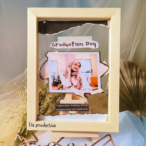 Jual FRAME/PIGURA KAYU TRANSPARAN/WOODEN FRAME 10R SEGI ENAM/BINGKAI ...
