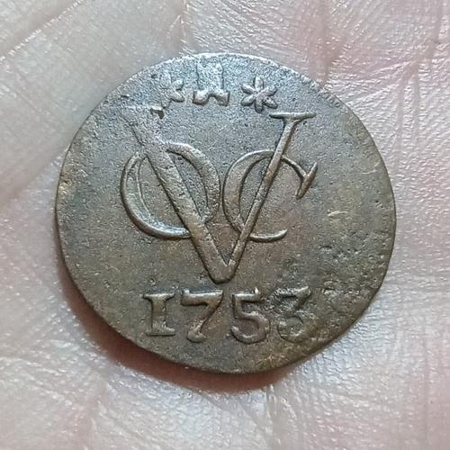 Jual Coin VoC Duit Zeeland tahun 1753 detaiL kondisi lihat gambarnya ...