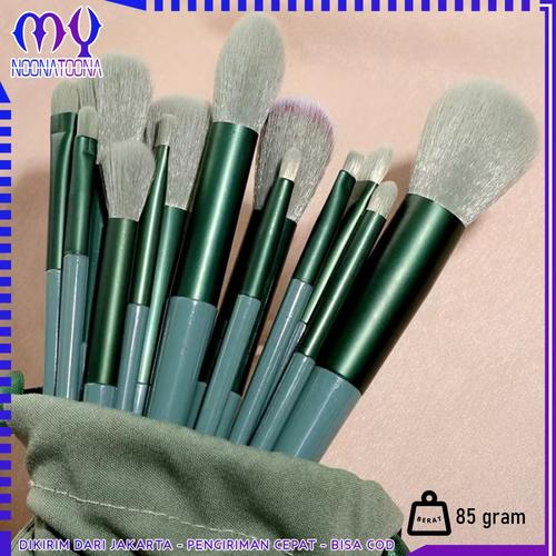 Promo Kuas Make Up Set 13pcs Kemasan Pouch Cantik Powder Brush Makeup ...