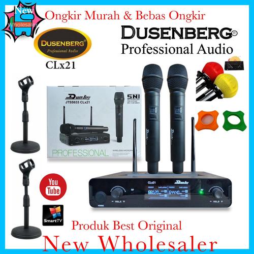 Jual Mic wireless karaoke dusenberg clx21 duel vocal artis original sni - Jakarta Barat ...