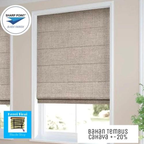 Jual Roman Bar Blind Sharp Point Indoor Sunscreen Series - SP 2600 ...