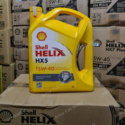 Jual Oli Shell Helix HX5 15w 40 4 Liter Original - Kab. Bekasi - Amor ...