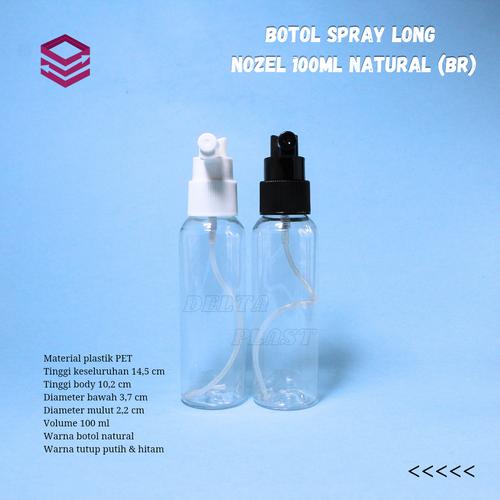 Jual botol spray 100ml bening / botol spray 100ml - spray long nozzle ...