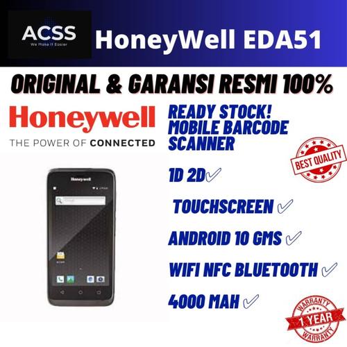 Jual MOBILE BARCODE SCANNER PDT HONEYWELL EDA51 ORIGINAL RESMI ...