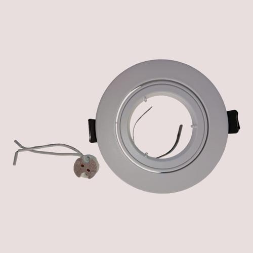 Jual Kap Lampu DownLight MR16/Housing Spotlight Halogen Led Tusuk - Putih - Jakarta Pusat ...