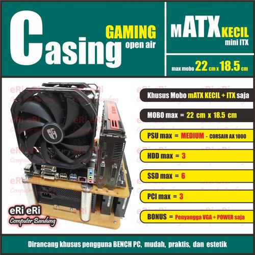 Jual Casing PC CPU Komputer Gaming Akrilik Acrylic / Size S / OPEN AIR ...
