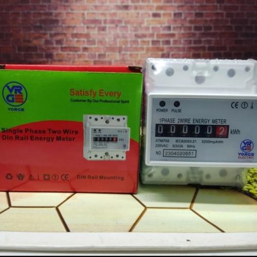 Jual kwh meter XTM75S 1phase / 1P 10(60A) / kwhmeter analog 1 phase VORGE GARANSI 2 TAHUN ...