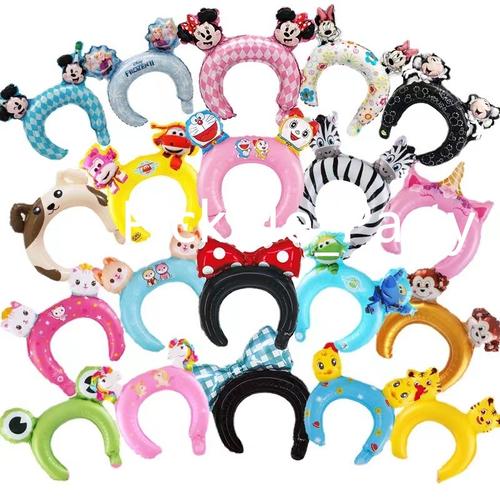 Jual Balon Foil Bando Karakter Hewan Lucu Balon 3D Mickey Minnie Mouse ...
