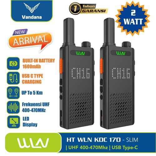 Promo HT WALKIE TALKIE WLN KDC170 KD C170 UHF 400-470 MHz - Jakarta ...