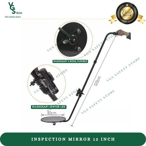 Promo Inspection Mirror 30 Cm Cermin Cembung Kaca Kolong Mobil 12 Inch Detek - Jakarta Utara ...
