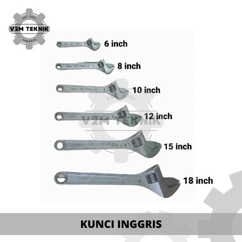 Promo ATS Kunci Inggris 18’’ / Adjustable Wrench 18 Inch / Kunci ...