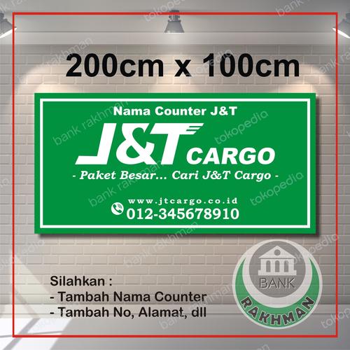 Jual SPANDUK BANNER JNT CARGO UKURAN 200CM X 100CM - Jakarta Barat ...