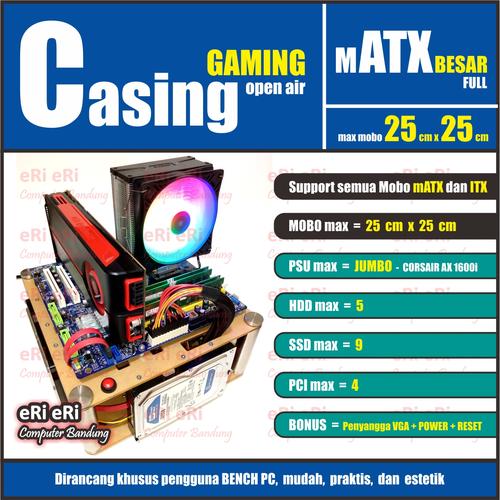 Jual Casing PC Komputer Gaming Akrilik Acrylic / Mini ITX / mATX / OPEN ...