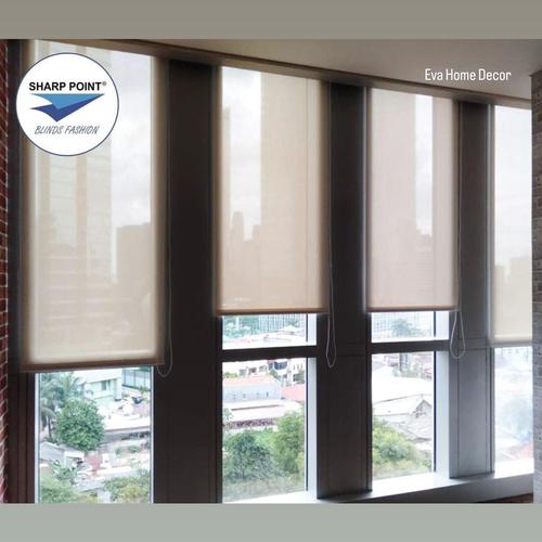 Jual Roller Blind Indoor Sharp Point Sunscreen Ruangan Kantor Rumah ...