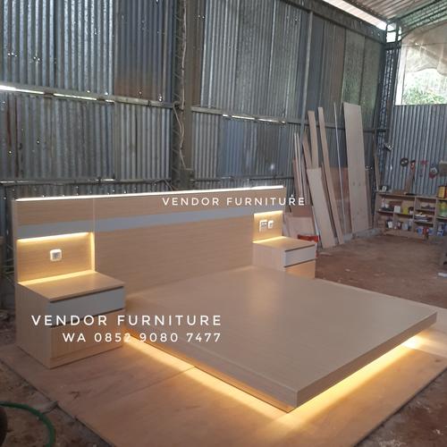 Jual CUSTOM | Dipan Tidur Ranjang Minimalis HPL Interior Home Furniture ...