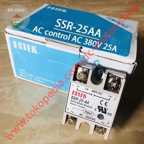 Jual Solid State Relay SSR-25AA SSR 25AA AC control AC Single Phase SSR ...