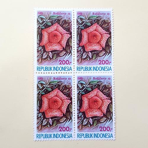 Jual Prangko INDONESIA 1989. BUNGA RAFFLESIA. Blok-4. - Jakarta Pusat ...