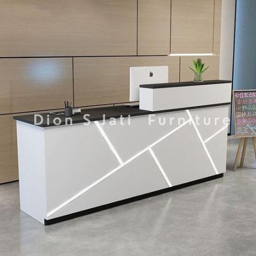 Jual receptionist desk meja resepsionis hotel meja kasir minimalis ...