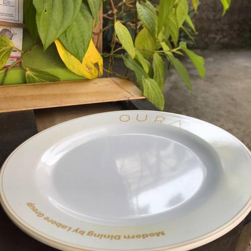 Jual Piring custom sablon 1 warna atau full warna - Sablon keliling ...