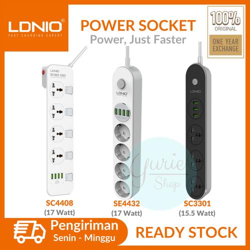 Promo LDNIO Stop Kontak Power Socket Colokan Listrik USB-A Auto ID - SE4432 - Kab. Tangerang ...