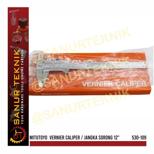 Jual MITUTOYO 530-109 Vernier Caliper / Jangka Sorong 12" 12in 0-300mm 0,05 - Kota Surabaya ...