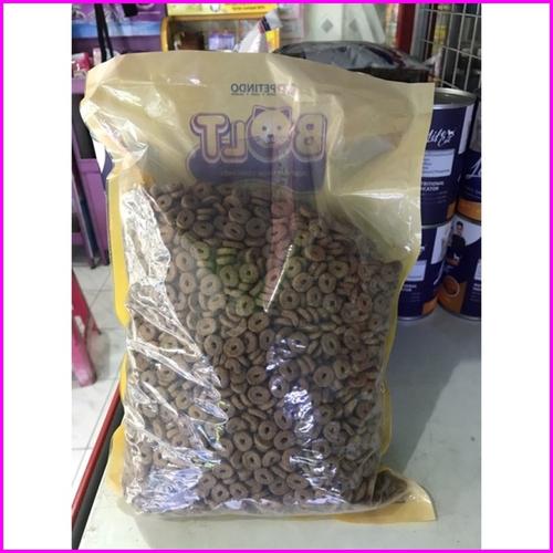 Jual bolt makanan kucing 1kg cat food 1 kg adult kitten - salmon bulat ...
