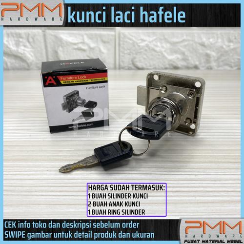 Jual kunci laci HAFELE | locking system cylinder pintu lemari locker ...