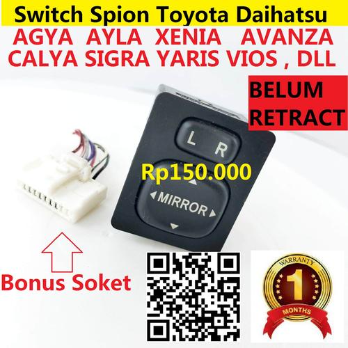 Jual switch saklar mirror spion RETRACT Toyota kijang Innova Avanza ...