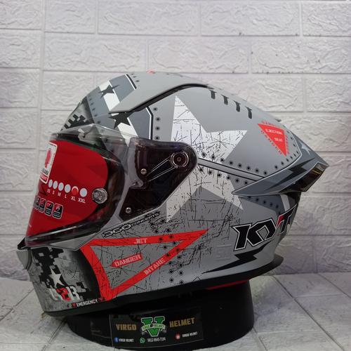 Jual KYT HELM R2R PRO ASSAULT MATT SILVER DOUBLE VISOR - ASAULT MAT SIL ...