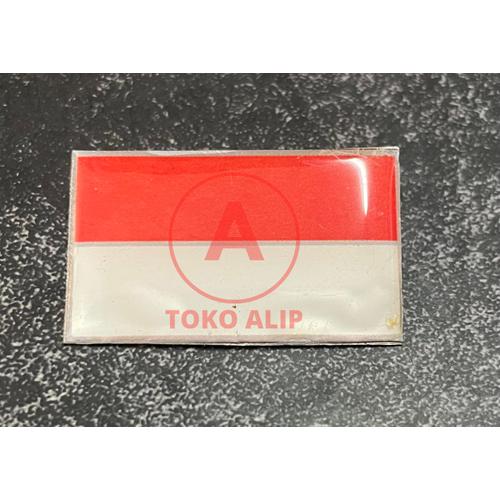 Jual Pin Bendera Merah (L) - Putih Fiber Pin Merah Putih Pin Merah ...