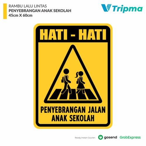 Jual Rambu Penyebrangan Jalan Anak Sekolah - 45cm x 60cm ACP 4mm - ACP ...