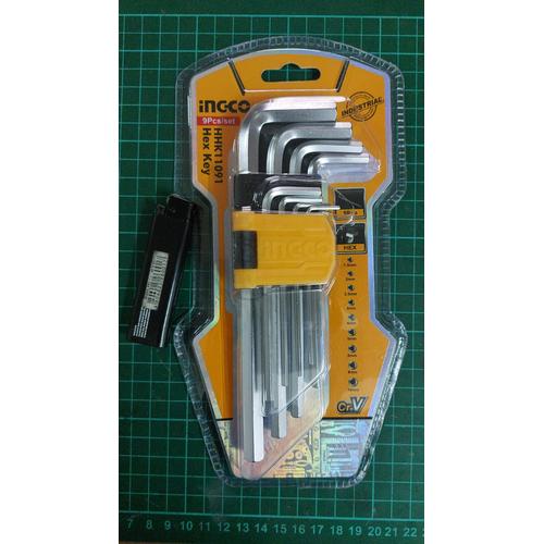 Jual Kunci L Hex Key Set 9Pcs INGCO HHK11091 - Kota Bandung - INGCO ...