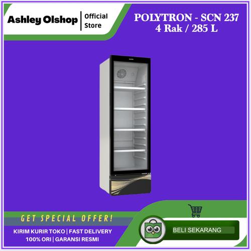 Promo Kulkas Showcase Polytron SCN 237 4 Rak 285 Liter Showcase SCN237 ...