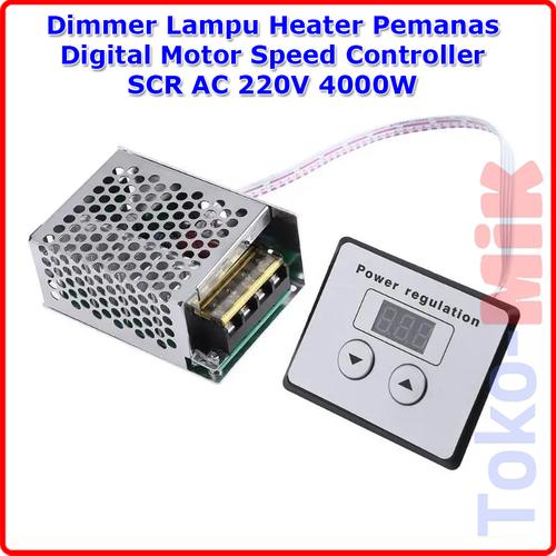 Jual LCD Motor Speed Controller Lampu LED Dimmer Digital 4000W AC 220V ...