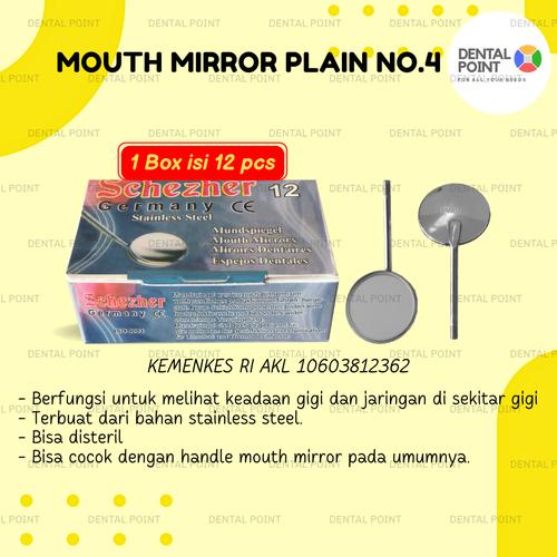 Jual Mouth Mirror / Kaca Mulut Plain No.4 (12 pcs per box) Harga per ...