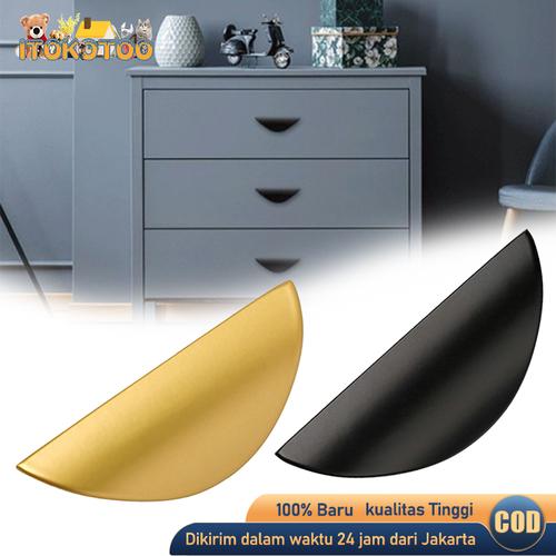 Jual Pull Handle Curve Laci Emas Gold Minimalis Handle Tarikan Laci ...