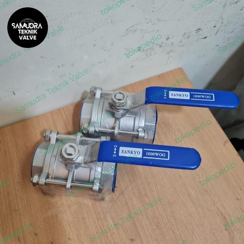 Jual BALL VALVE SANKYO 1 1/2" 3PCS/ STOP KRAN SANKYO 1 1/2" - Jakarta Barat - Samudra Teknik ...