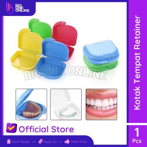 Jual Dental Kotak Retainer Kecil Tempat Gigi Palsu Box Protesa, Denture ...