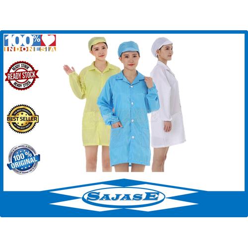 Promo Jas Laboratorium Antistatic Baju Antistatic Smock ESD Baju Clean ...