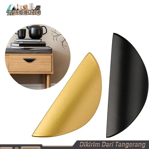 Jual Pull Handle Emas Gold Minimalis Curve Handle Laci Handle Hitam ...