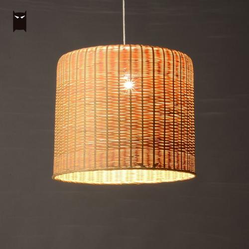 Jual Kap Lampu Gantung Rotan | Rattan Pendant Light | Lampu Rotan KL123 ...