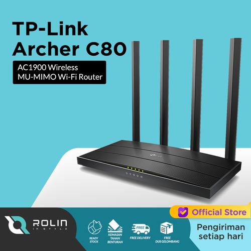 Jual TPLINK Archer C80 AC1900 Wireless WIFI Router MU-MIMO TP-LINK WI-FI - Jakarta Barat - ROLIN ...