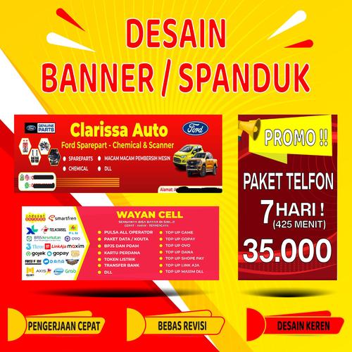 Jual Desain Design Spanduk Banner X Banner Baliho - Kota Depok - FAZZA ...